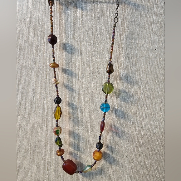 Lia Sophia | Jewelry | Lia Sophia Multi Color Bead Necklace | Poshmark